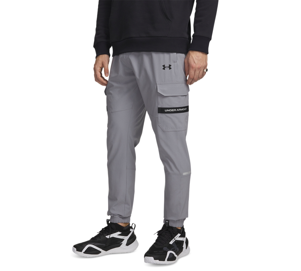 Click here for Under Armour Mens Pull-On Regular-Fit Pants - Stee... prices