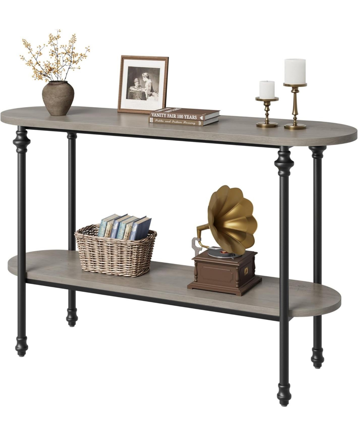 Click here for gaomon Table  433" Table with Storage  2 Tier... prices