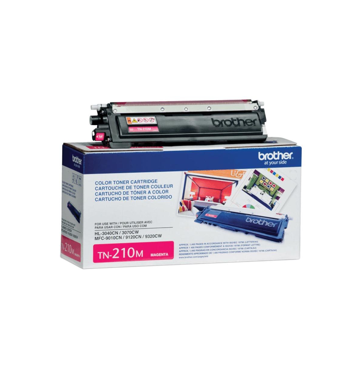 Click here for Brother TN210M 1400 Page-Yield Toner - Magenta prices