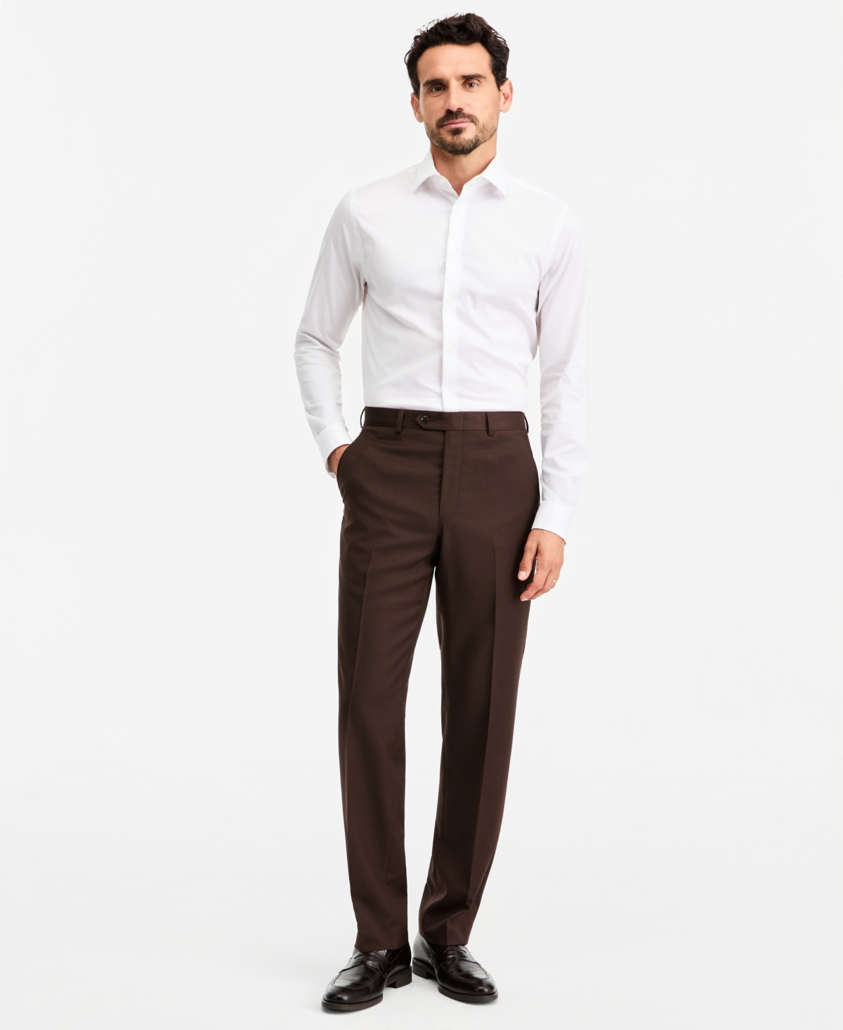 Click here for Michael Kors Mens Classic-Fit Wool-Blend Suit Sepa... prices