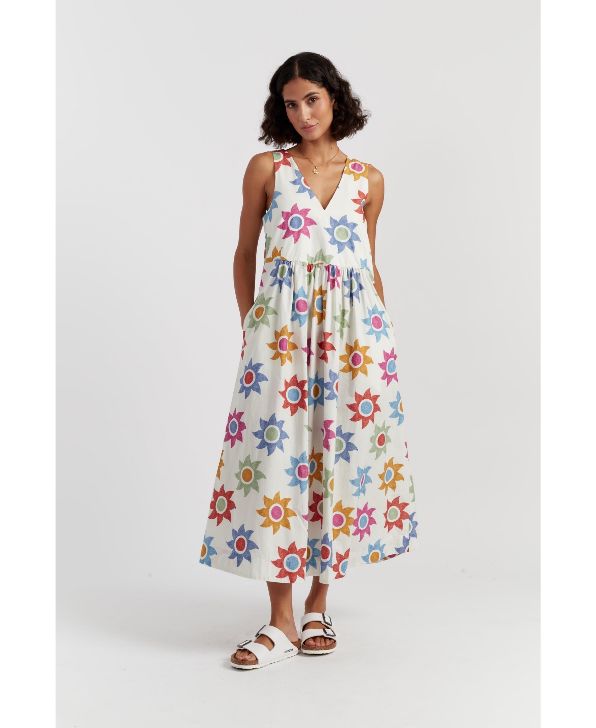 Click here for Chinti & Parker Womens Cotton Sol Summer Dress - C... prices