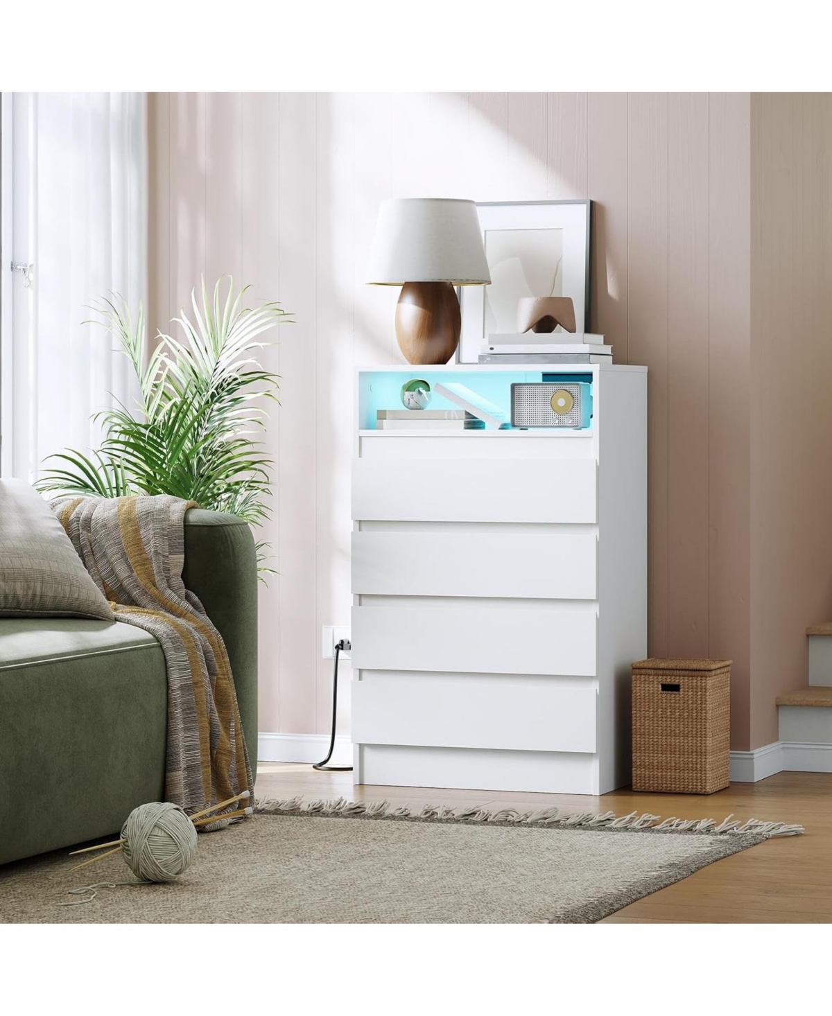 Click here for Gaomon 4 Drawer Dresser with Charging Station and... prices