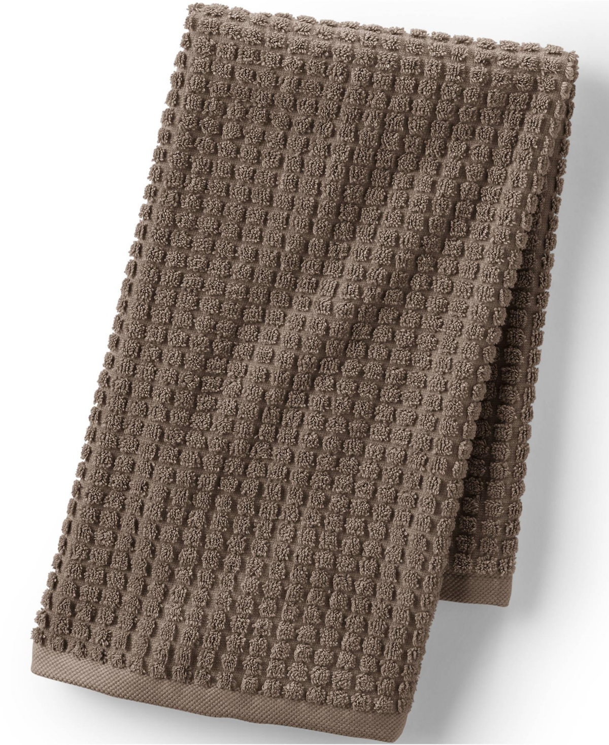 Click here for Lands End Cotton Waffle Hand Towel - Toast prices