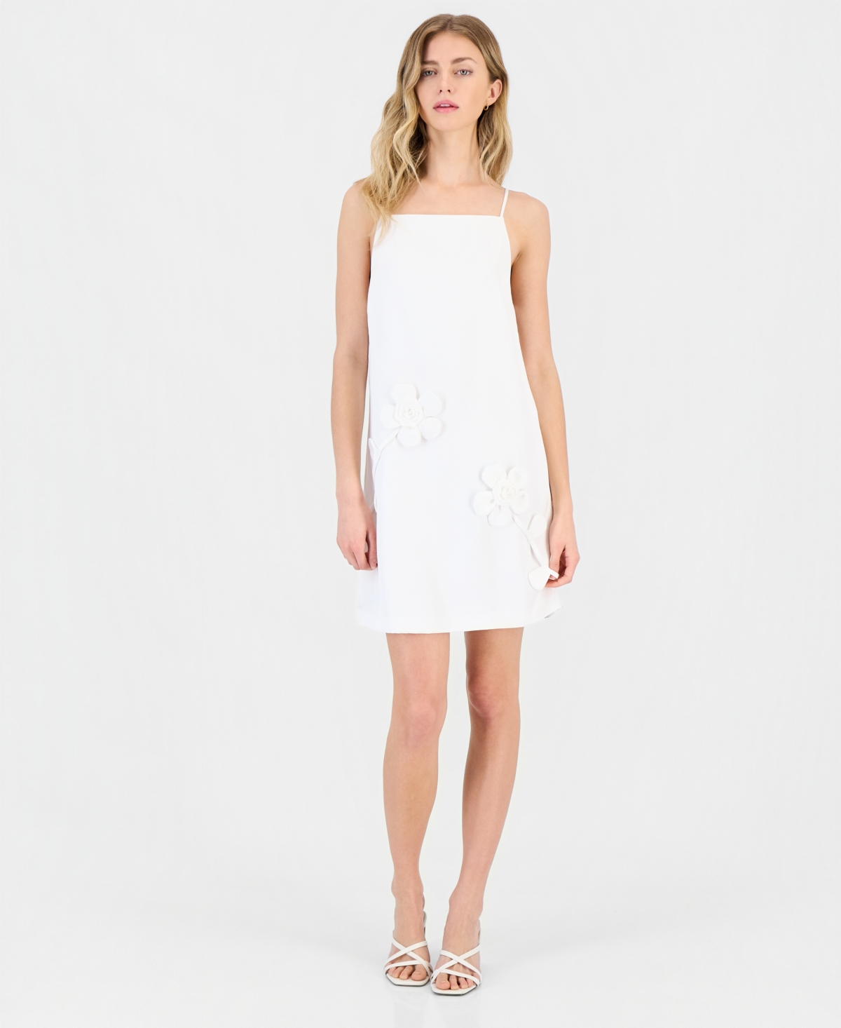 Click here for Astr the Label Womens Marigold Square Neck Mini Dr... prices