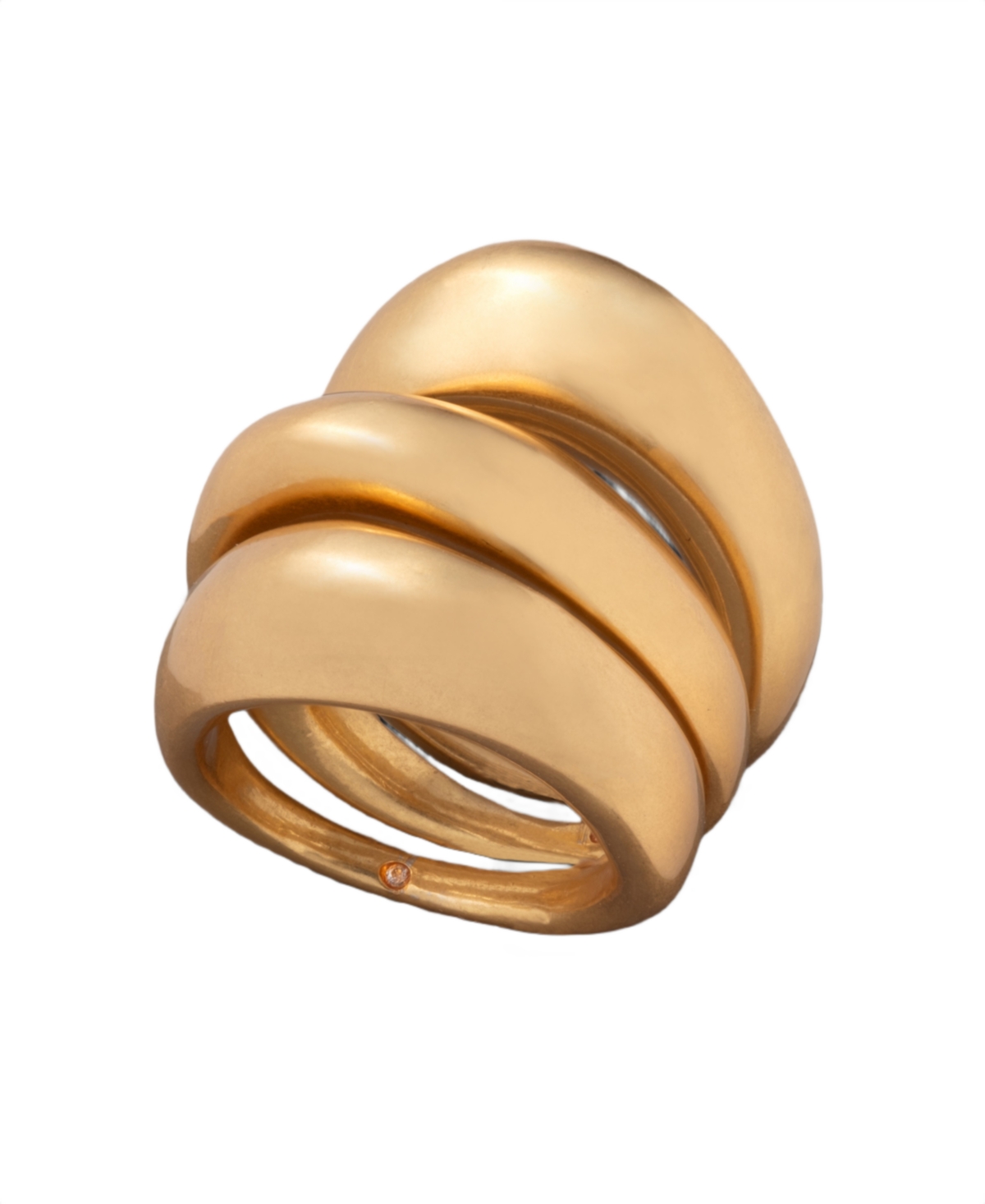 Click here for Donna Karan Gold-Tone Drama Molten Statement Ring... prices