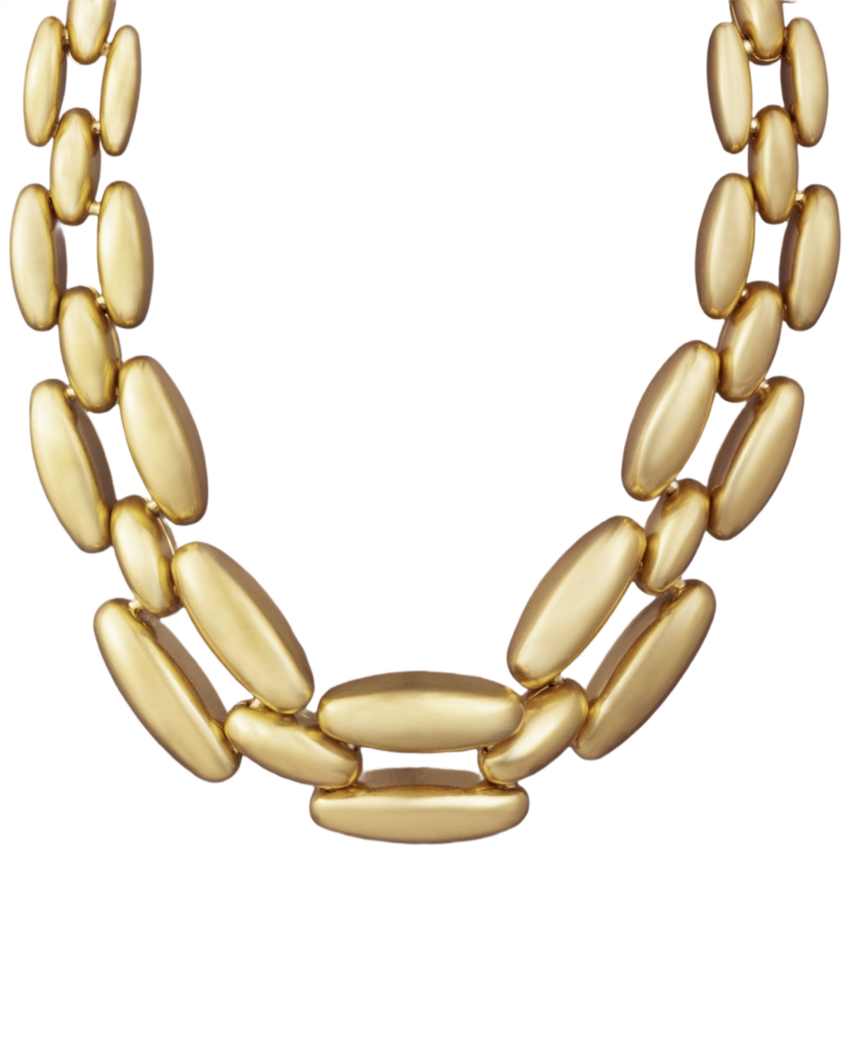 Click here for Donna Karan Gold-Tone Chunky Link Collar Necklace... prices