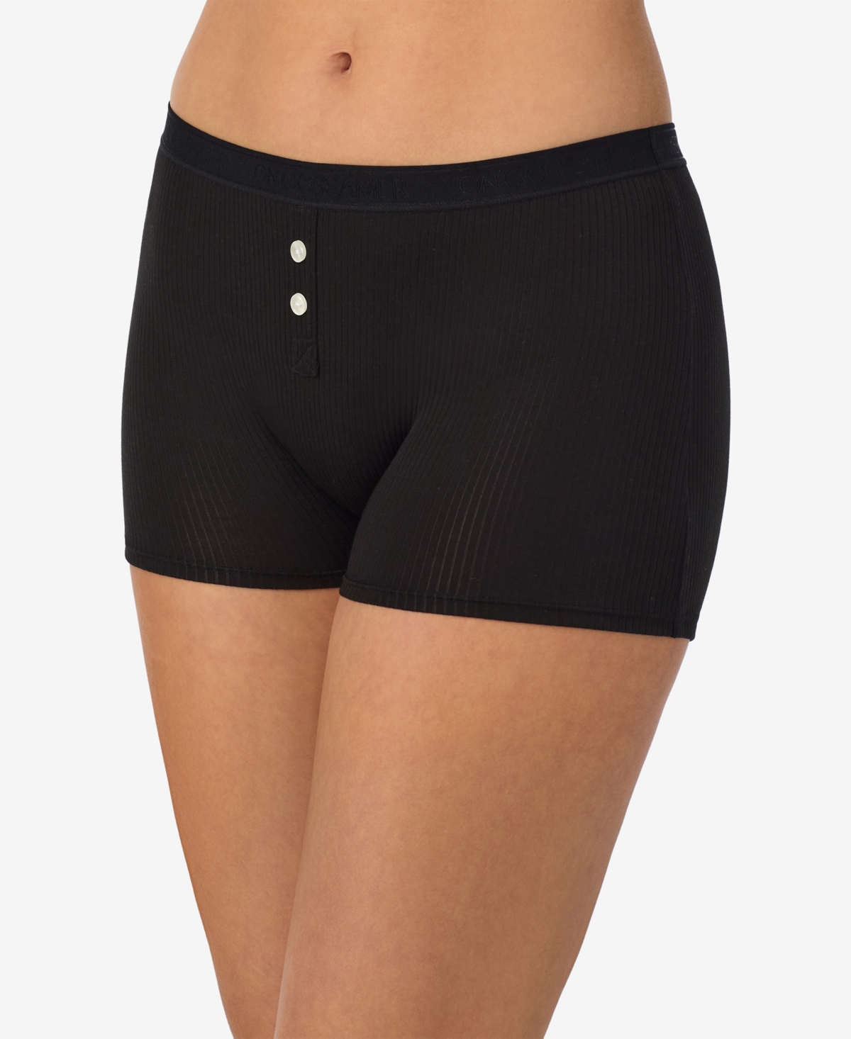 Click here for On Gossamer Womens Cabana Cotton Rib Solid Boxer S... prices