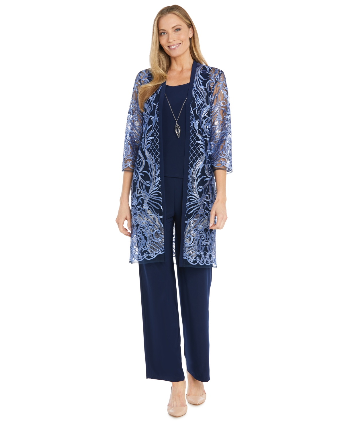 Click here for R & M Richards Womens 3-Pc. Embellished Jacket  To... prices