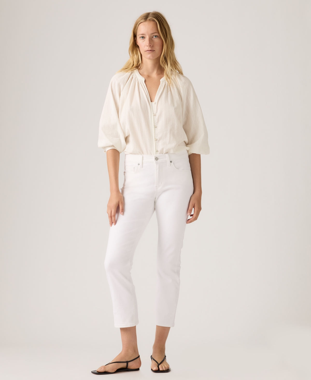 Click here for Levis Womens Classic Mid Rise Straight-Leg Jeans -... prices