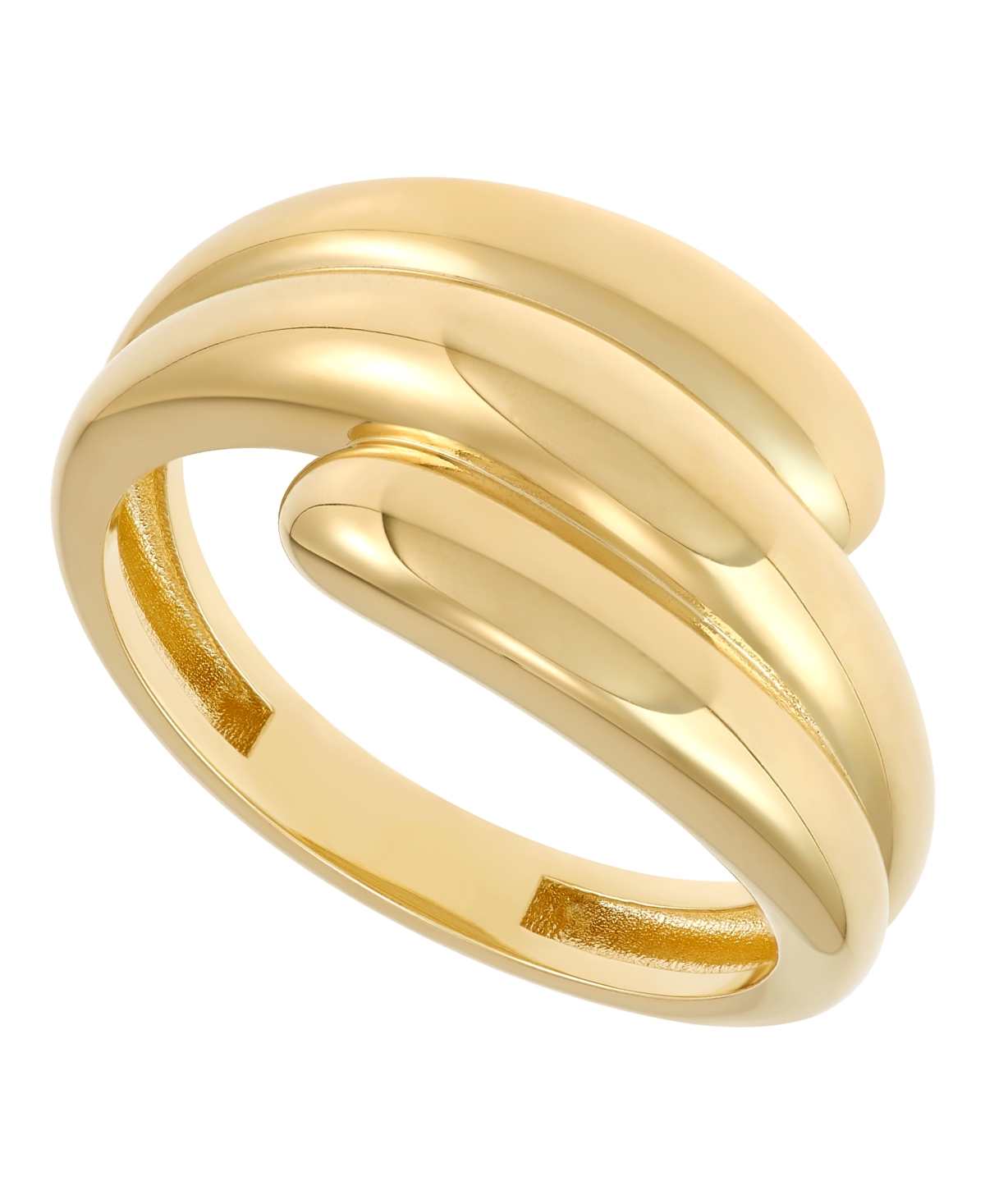 Click here for Macys Triple Row Band Ring in 10k Yellow Gold - Ye... prices