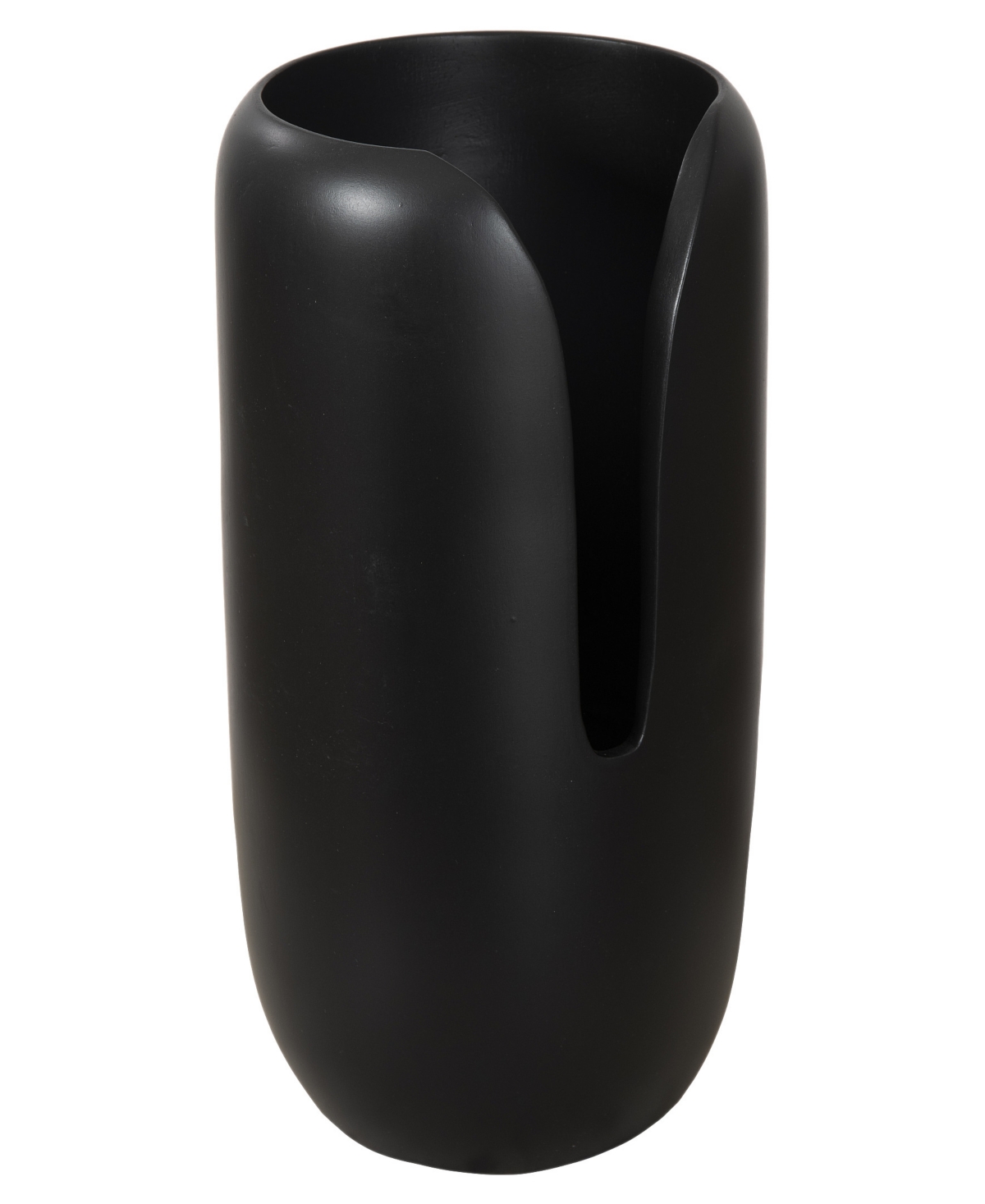 Click here for Phillips Collection Interval Small Wood Vase - Bla... prices