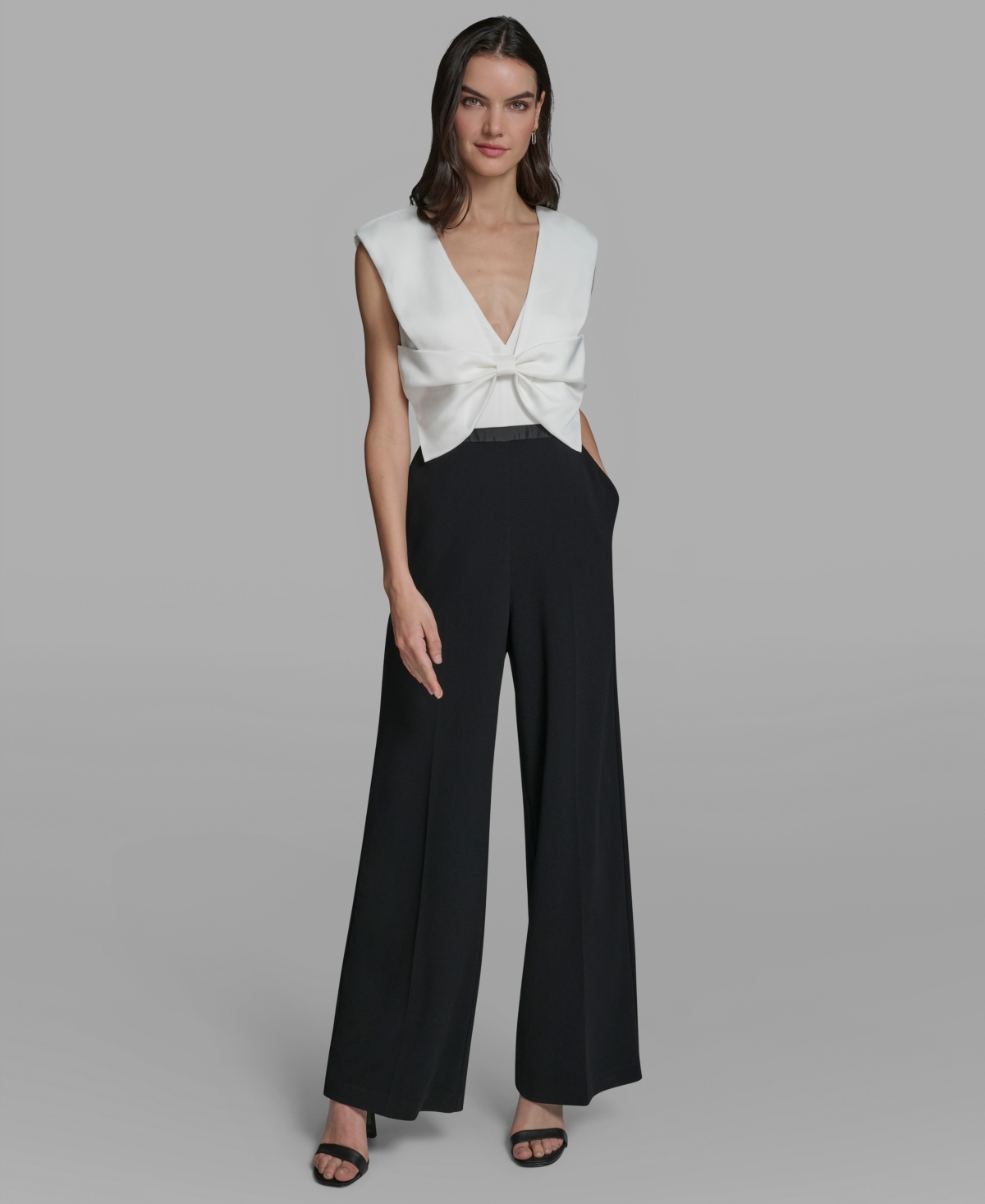 Click here for Karl Lagerfeld Paris Womens Sleeveless Mixed Media... prices