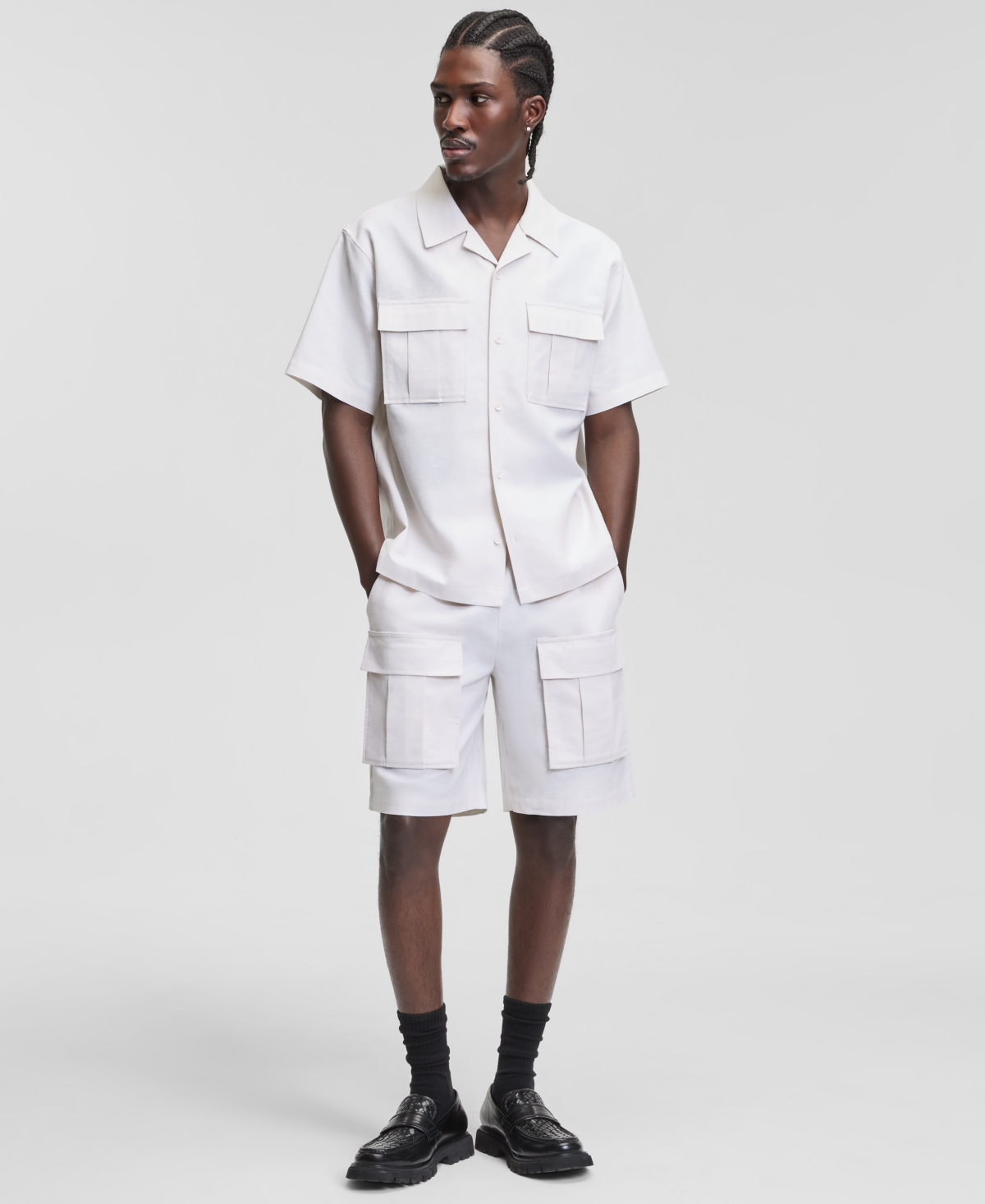 Click here for Mode of One Mens Pull-On 9 Utility Shorts  Macys E... prices