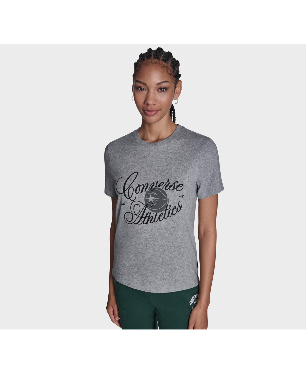 Click here for Converse Womens Athletics Script T-Shirt - Vintage... prices