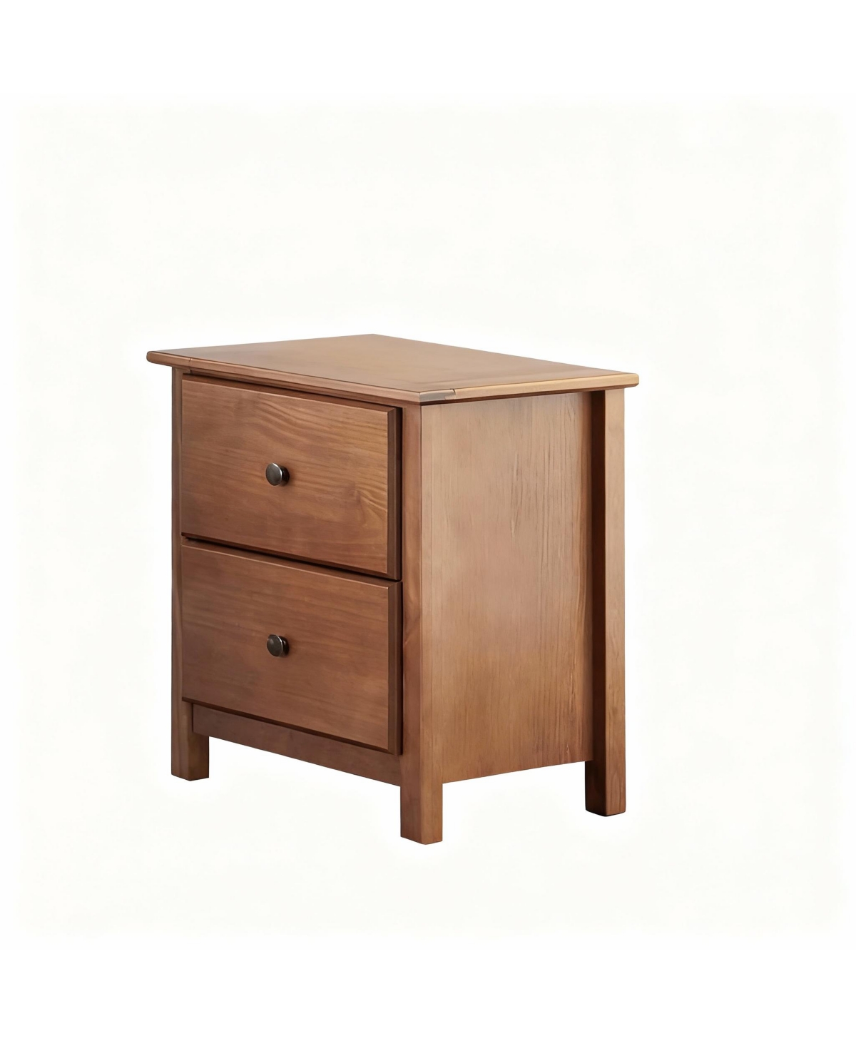 Click here for Yigii Solid Wood Shaker 2-Drawer Nightstand prices
