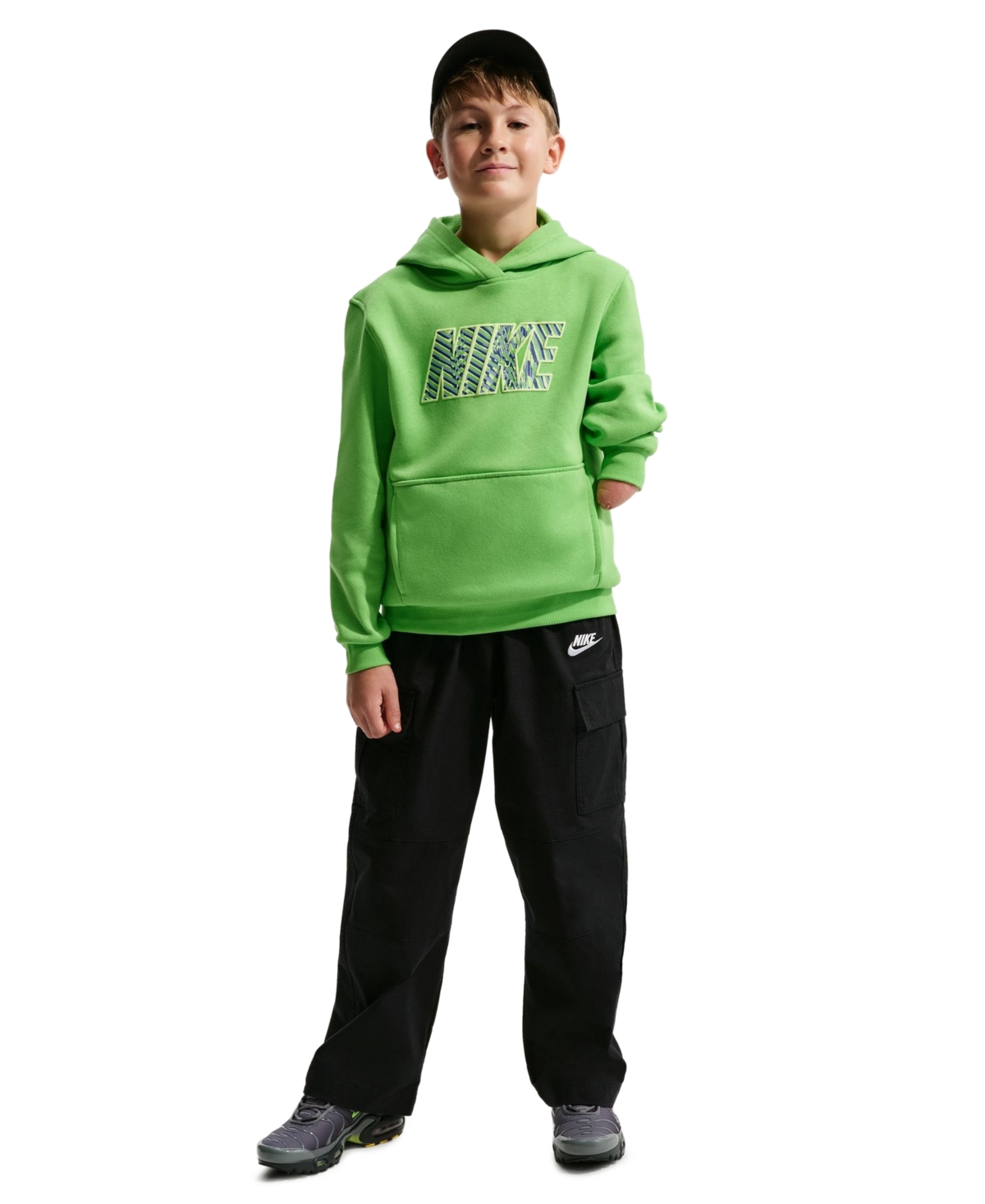 Click here for Nike Boys 4-20 Sportswear Club Fleece Hooded Sweat... prices