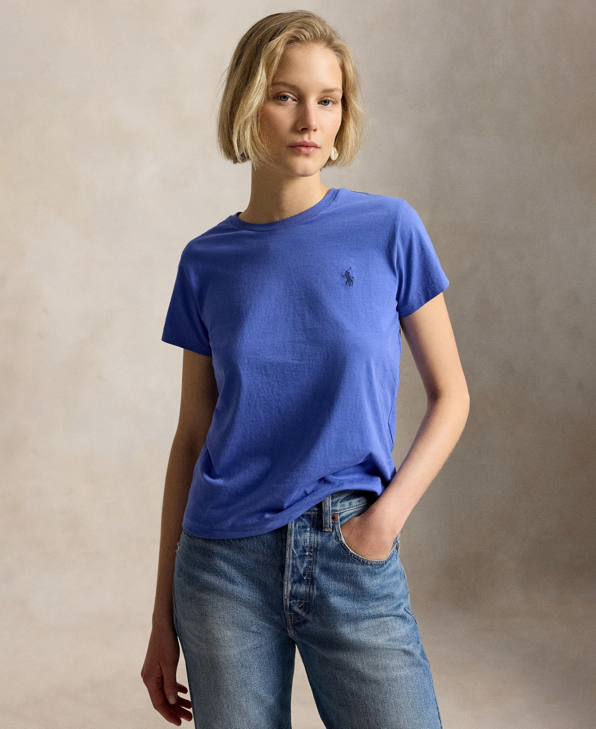 Click here for Polo Ralph Lauren Womens Crew Neck T-Shirt - Indig... prices
