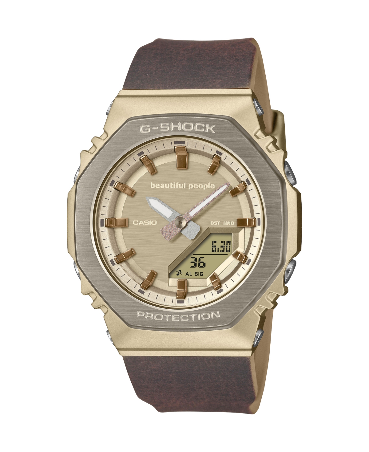 Click here for G-Shock Womens Japanese Quartz GMS2110BP-5A Brown... prices