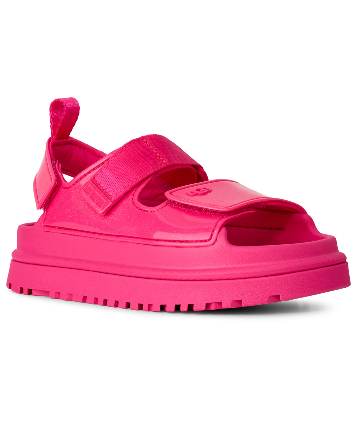 Click here for Ugg Kids GoldenGlow Glossy Sparkles Open Toe Sanda... prices