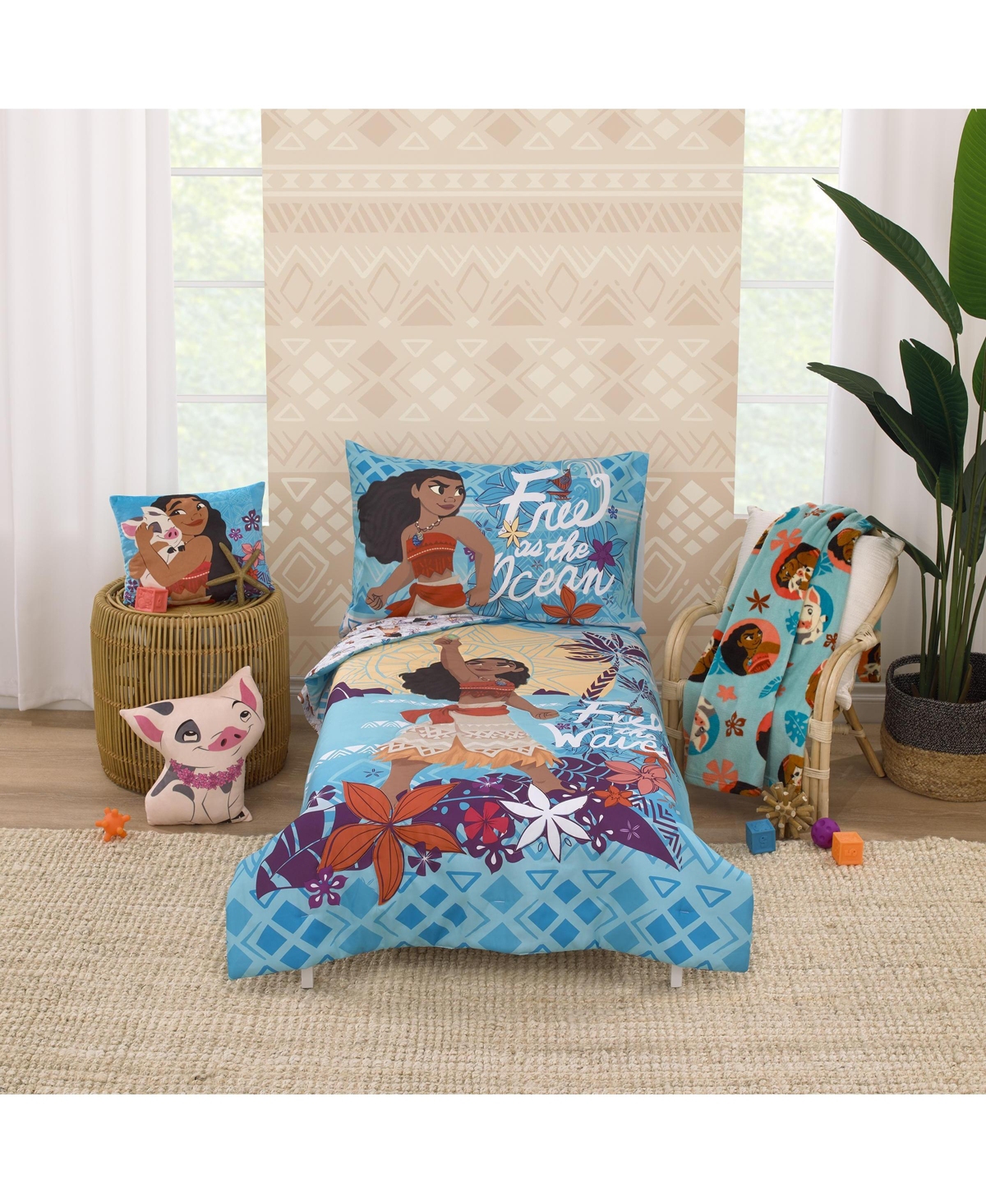 Click here for NoJo Disney Moana Free Tropical 4 Piece Toddler Be... prices