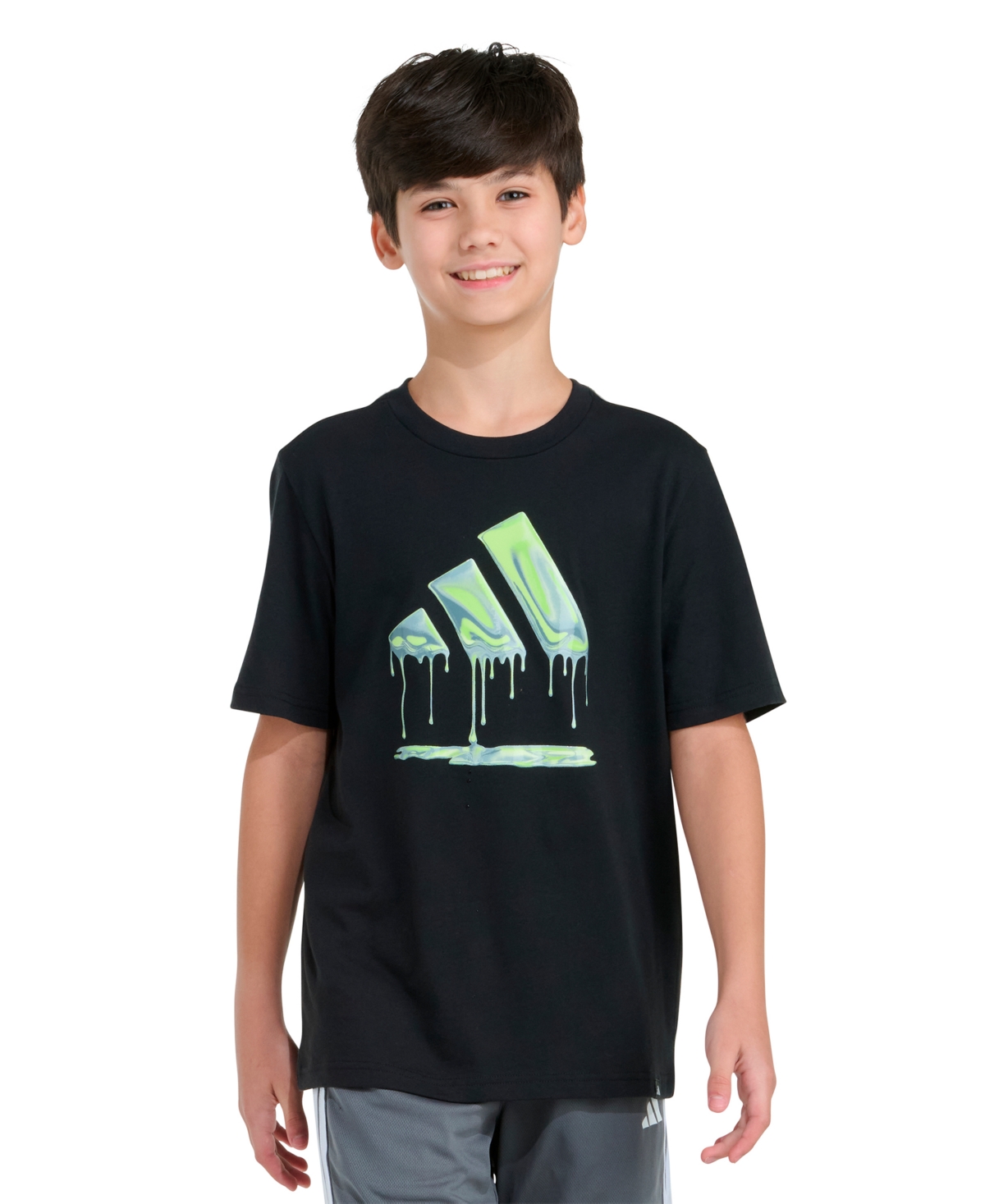 Click here for adidas Boys 8-20 Short-Sleeve Chrome Dip Logo T-Sh... prices