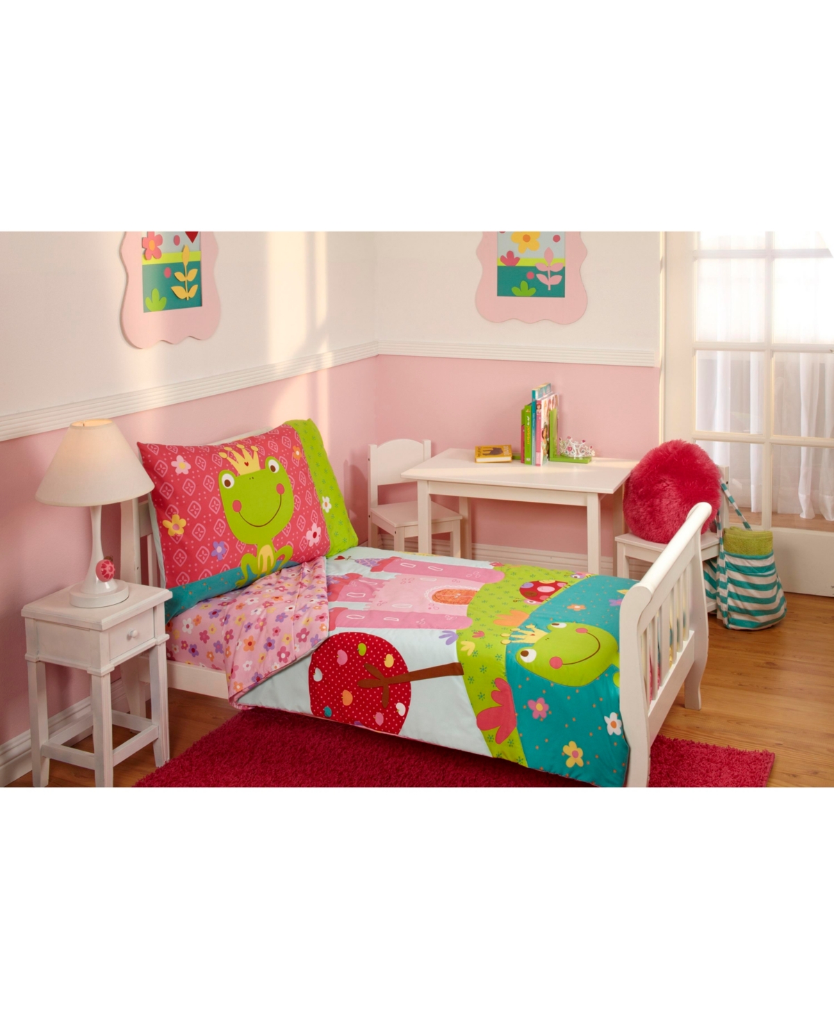 Click here for Everything Kids Fairytale Castle Frog Flowers 4 Pi... prices