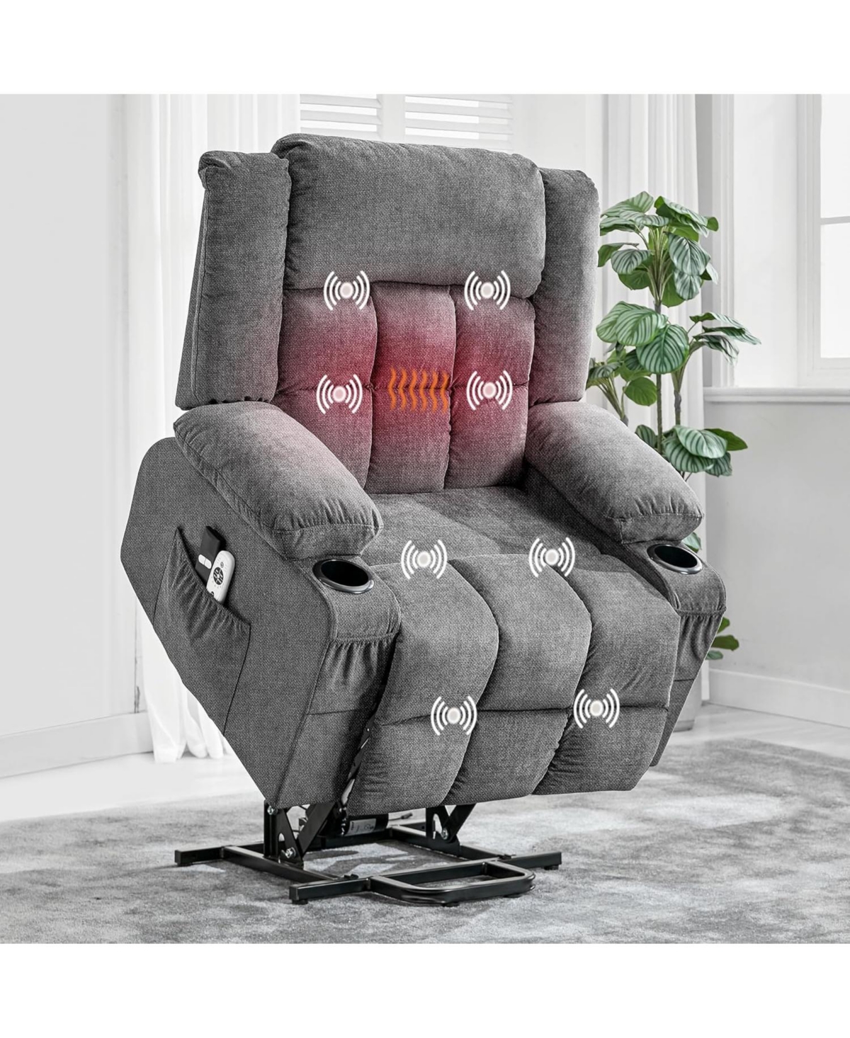 Click here for gaomon Power Lift Recliner Chair with Heat & Massa... prices