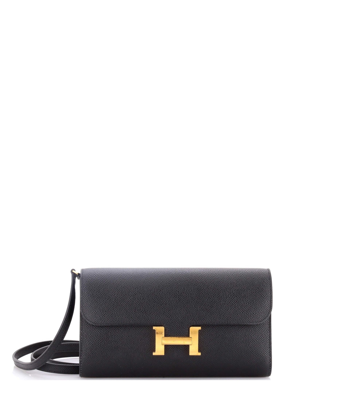 Click here for Pre-Owned HERMES Constance To Go Wallet Epsom - Bl... prices