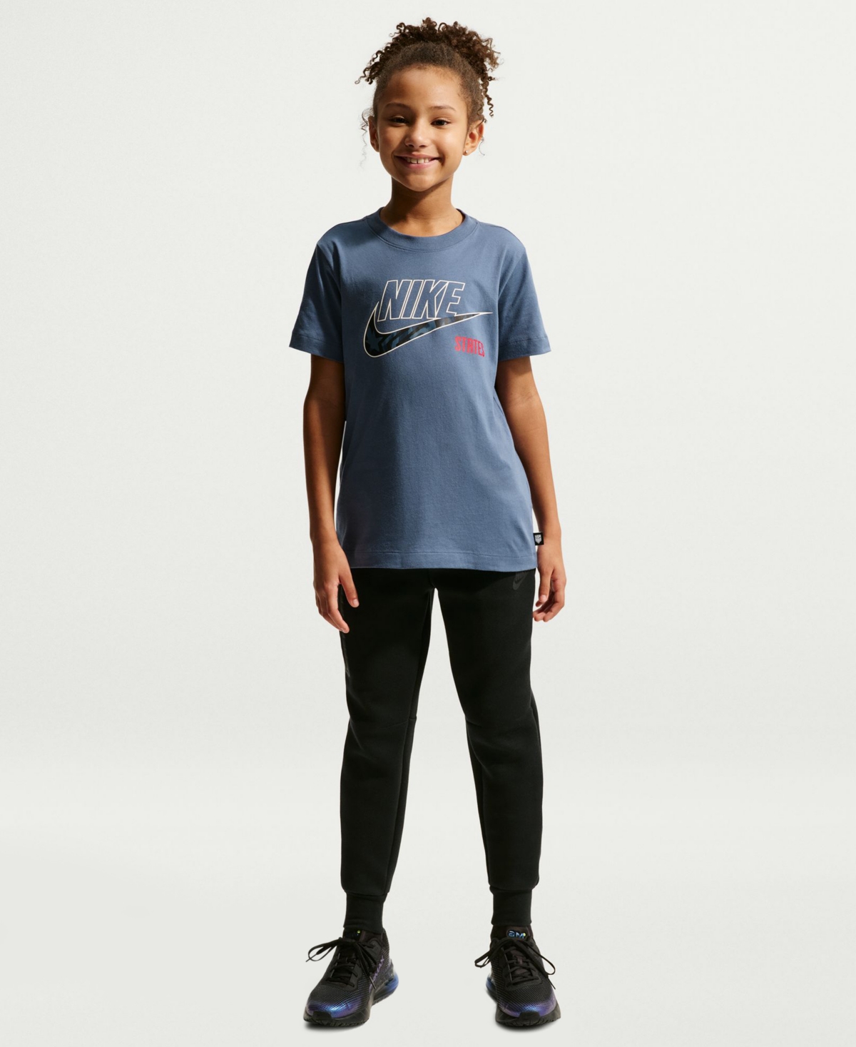 Click here for Nike Girls Crewneck Soccer T-Shirt - Diffused Blue prices