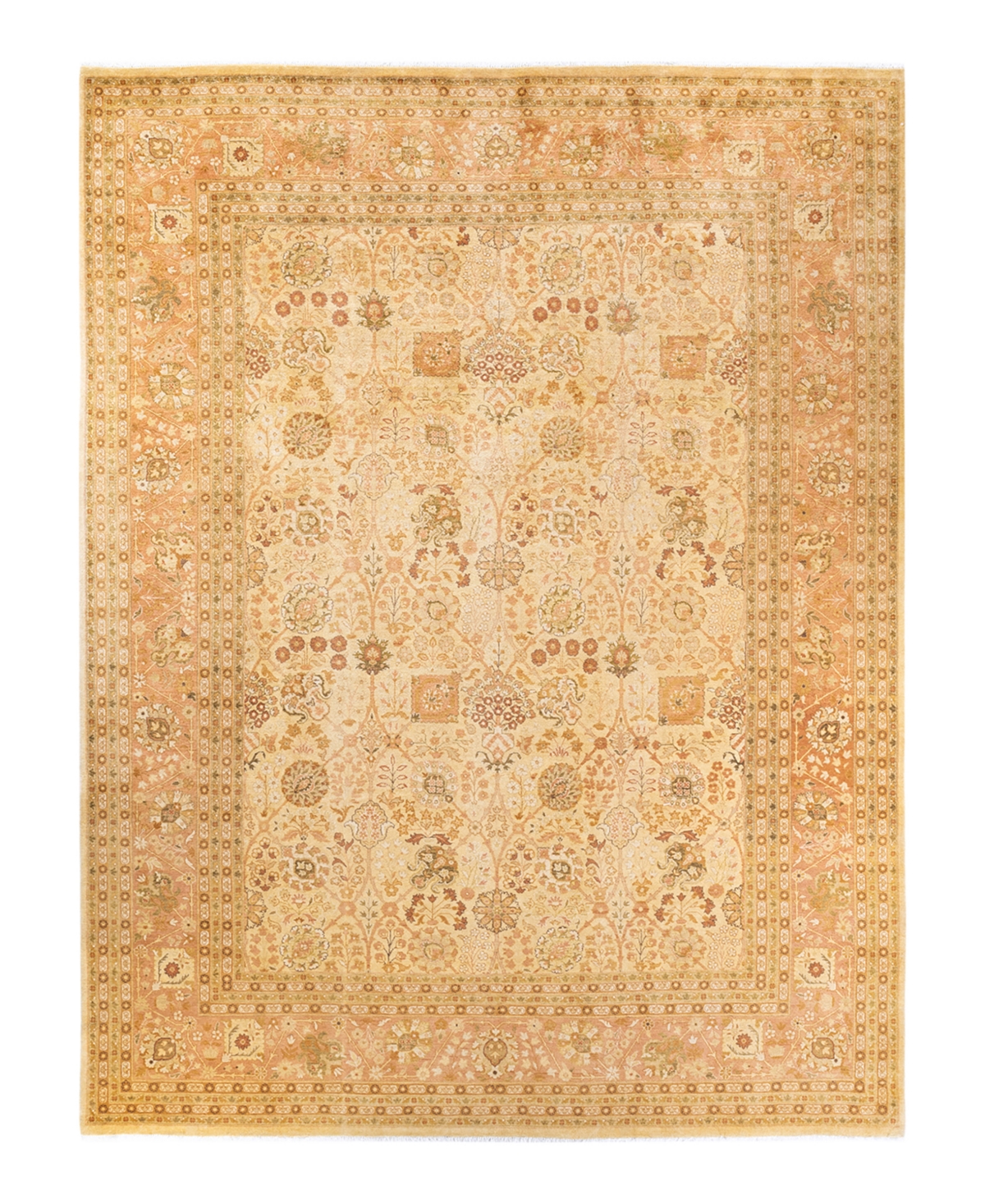 Adorn Hand Woven Rugs Mogul M1305 9 1 x 12 2 Area Rug - Ivory