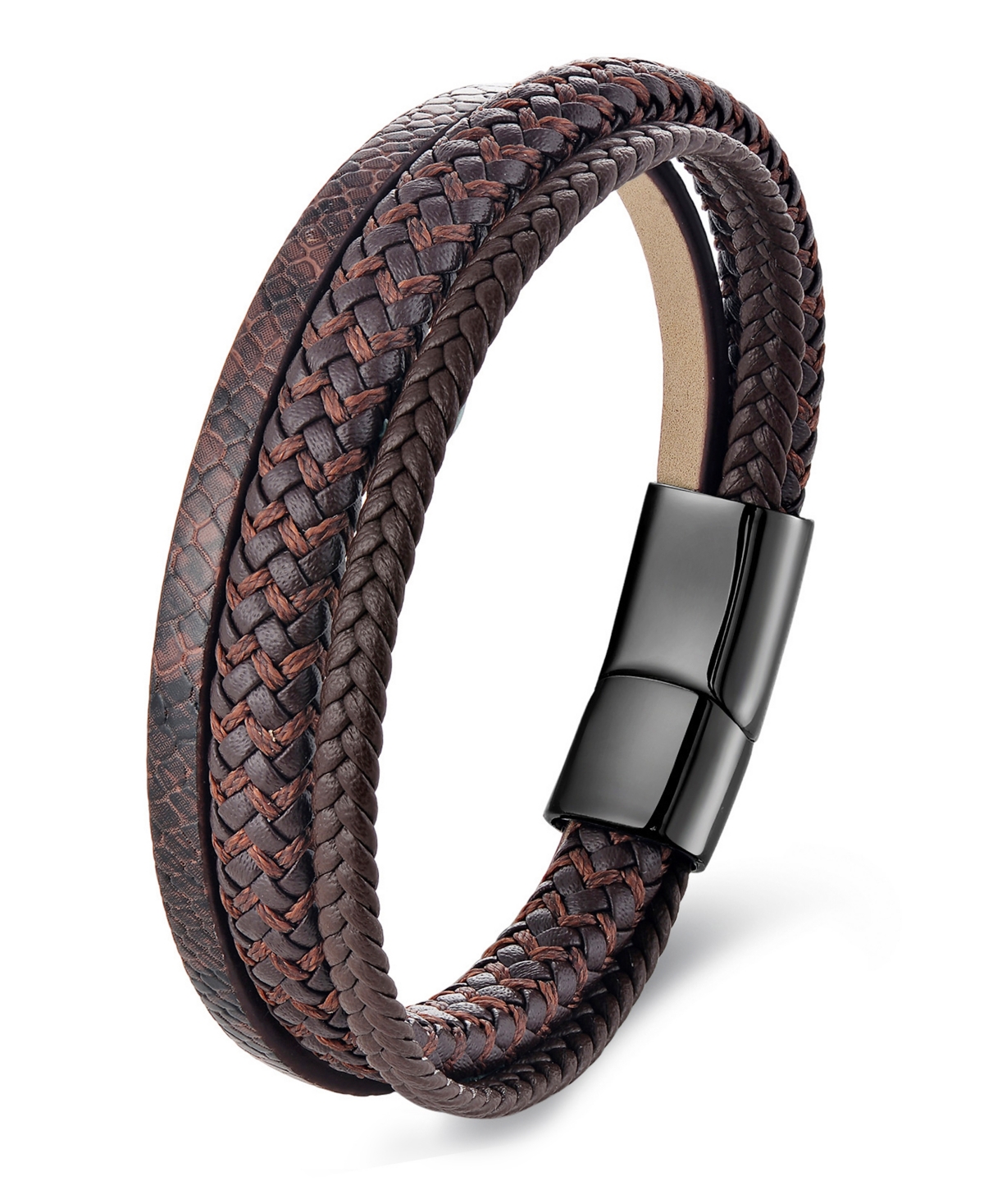 Click here for Rhona Sutton Mens Ardent Leather & Stainless Steel... prices