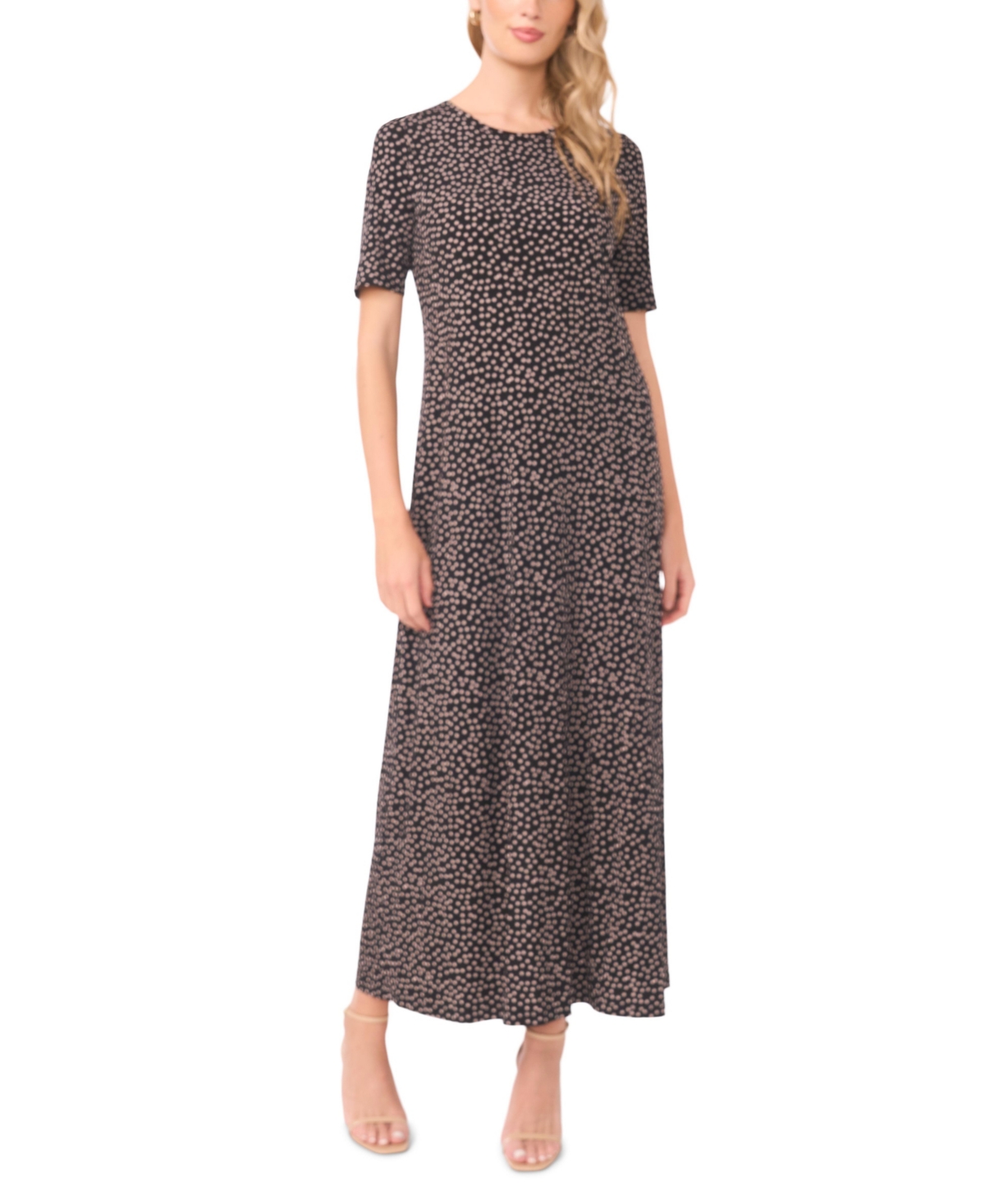 Click here for Vince Camuto Womens Crewneck Maxi Dress - Rich Bla... prices