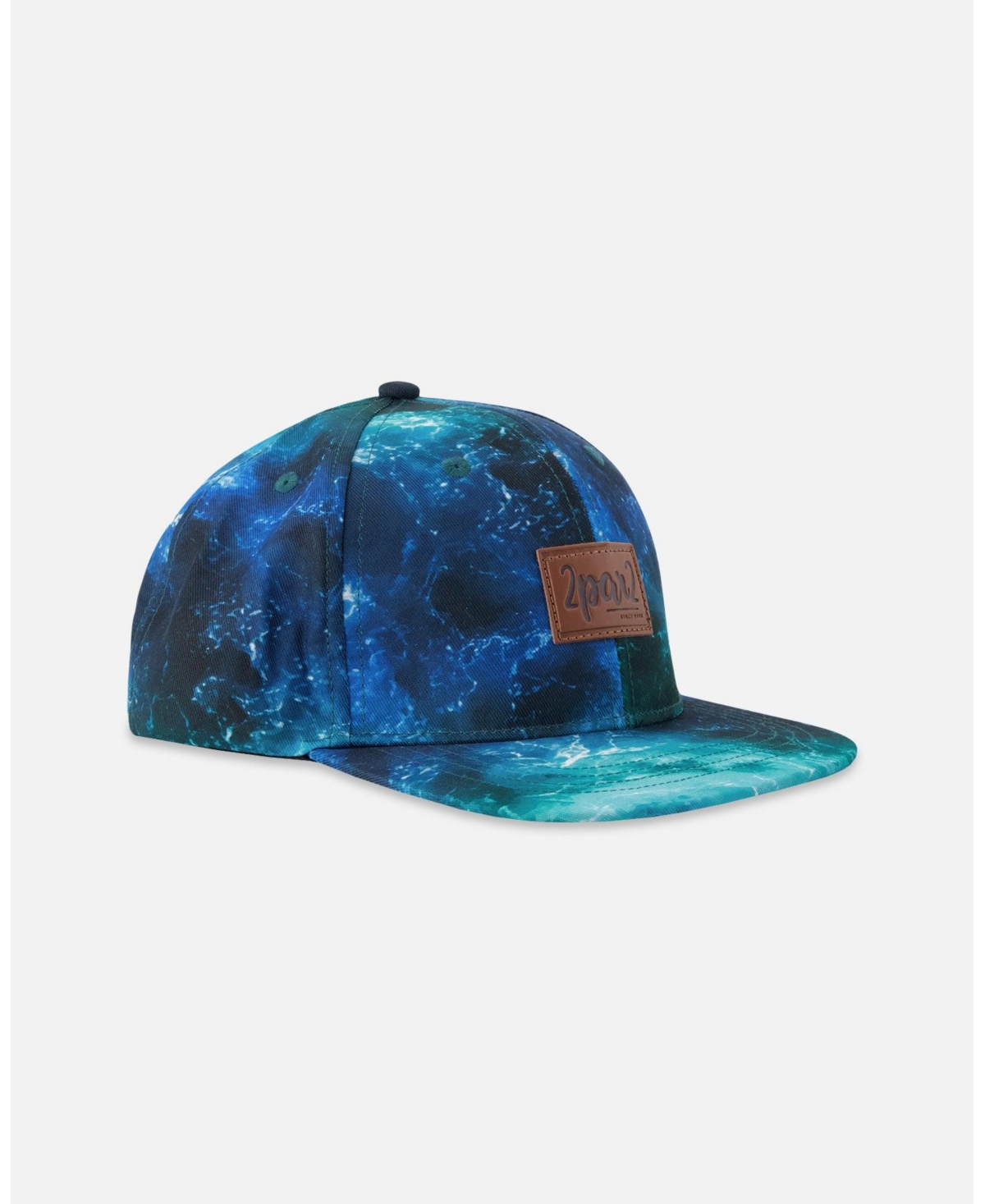 Click here for Deux par Deux Baby Boys Cap with Wave Print - Blue... prices