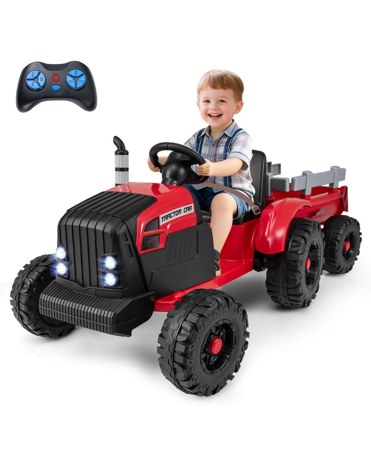 Click here for Mecale 24V Ride-On Tractor for Kids with Detachabl... prices