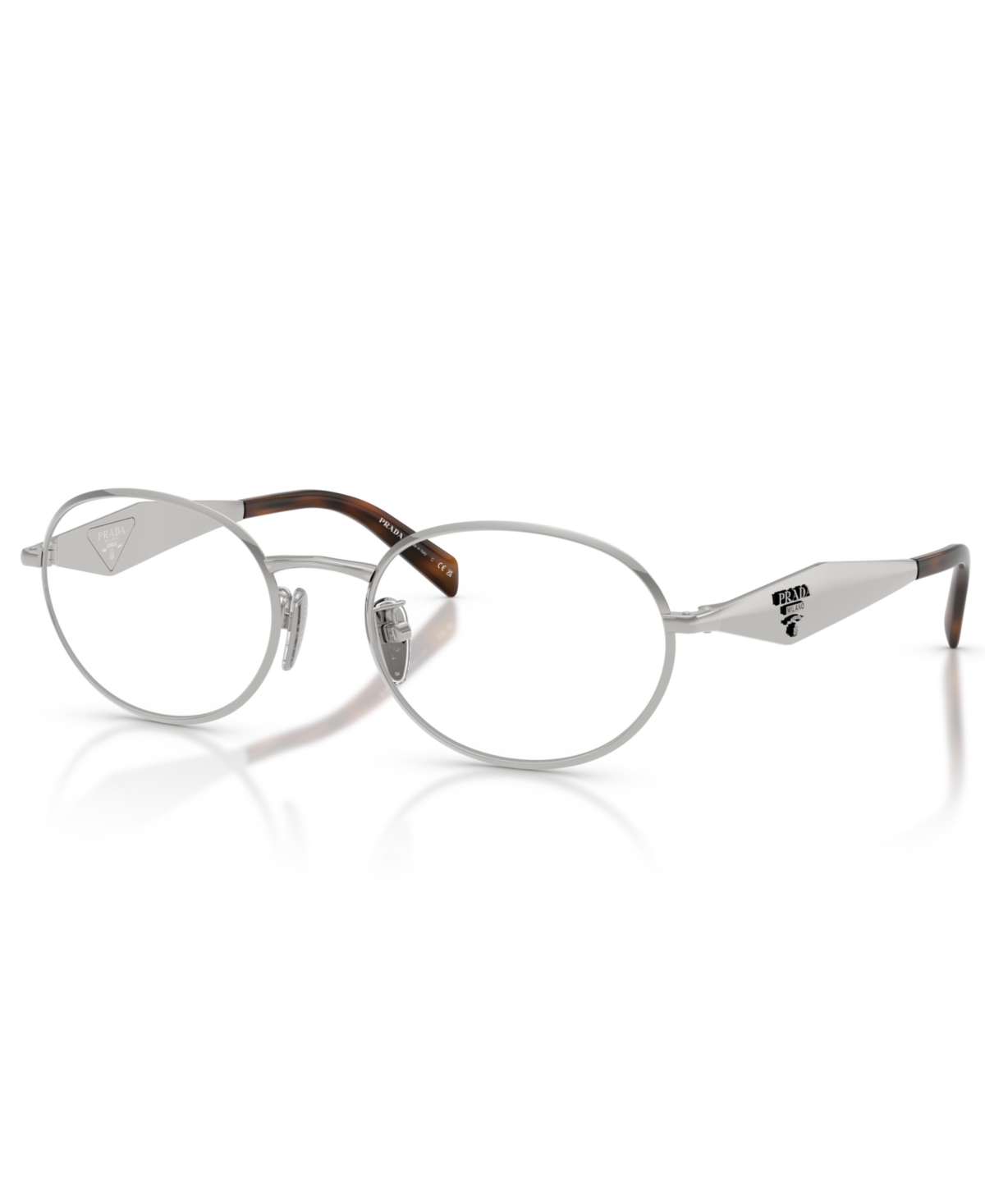 Click here for Prada Womens Oval Eyeglasses  Pr D53VD - Silver prices