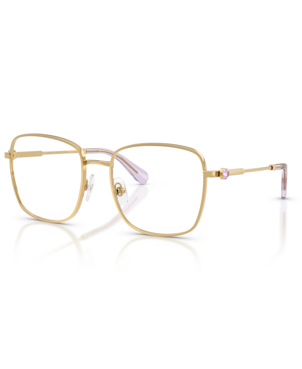 Click here for Swarovski Womens Square Eyeglasses  SK1036 - Gold prices