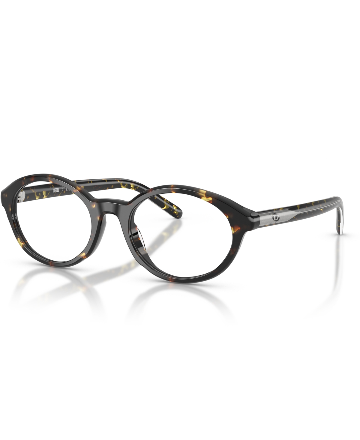 Click here for Diesel Unisex Oval Eyeglasses  DL4015U - Yellow Ha... prices