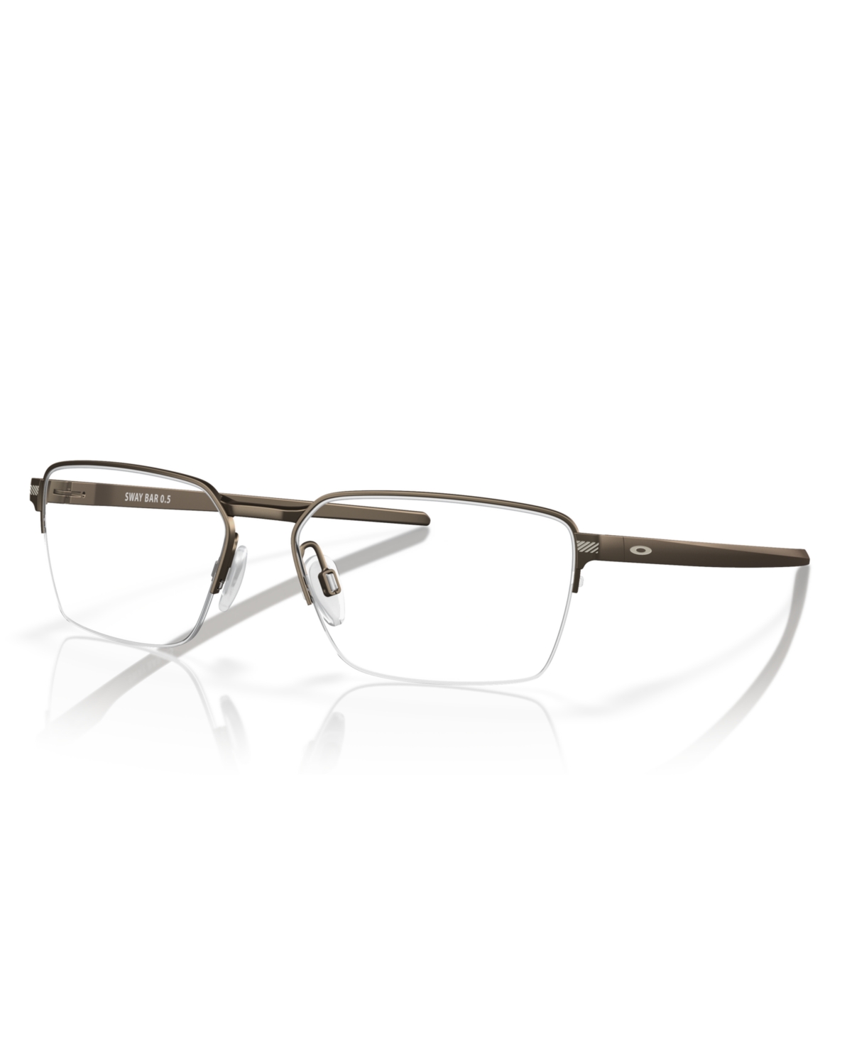 Click here for Oakley Mens Rectangle Eyeglasses  OX5080 - Pewter prices