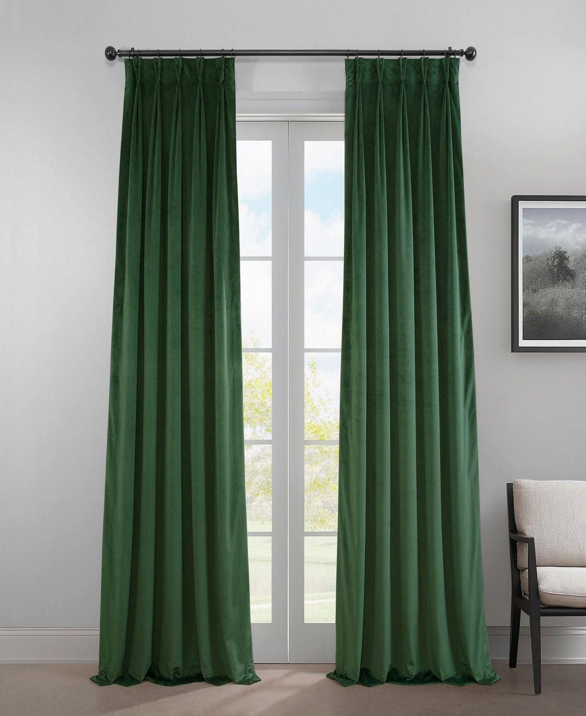Click here for Half Price Drapes French Pleat Heritage Plush Velv... prices