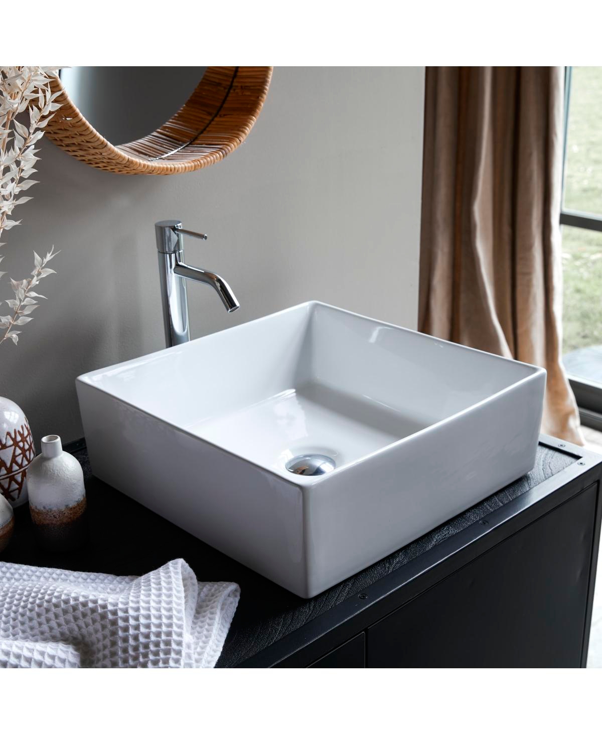 Click here for Tikamoon Lada ceramic bathroom basin prices