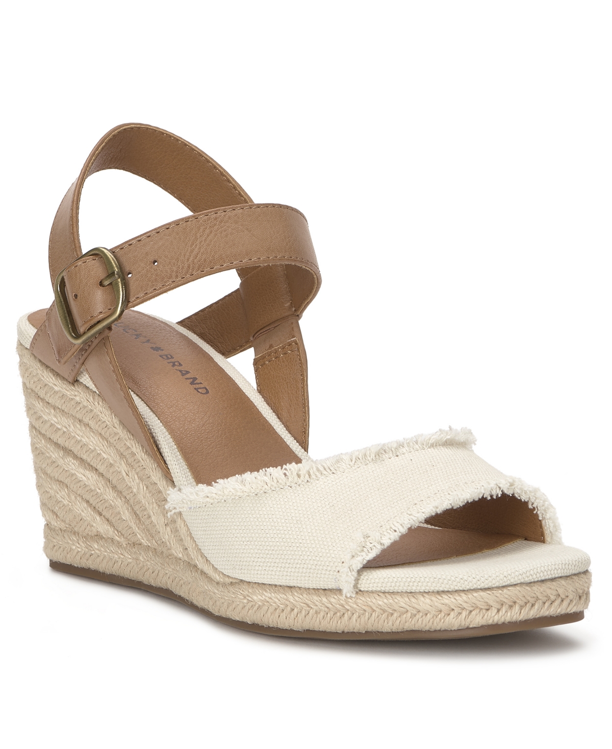 Click here for Lucky Brand Womens Mindra Espadrille Wedge Sandals... prices