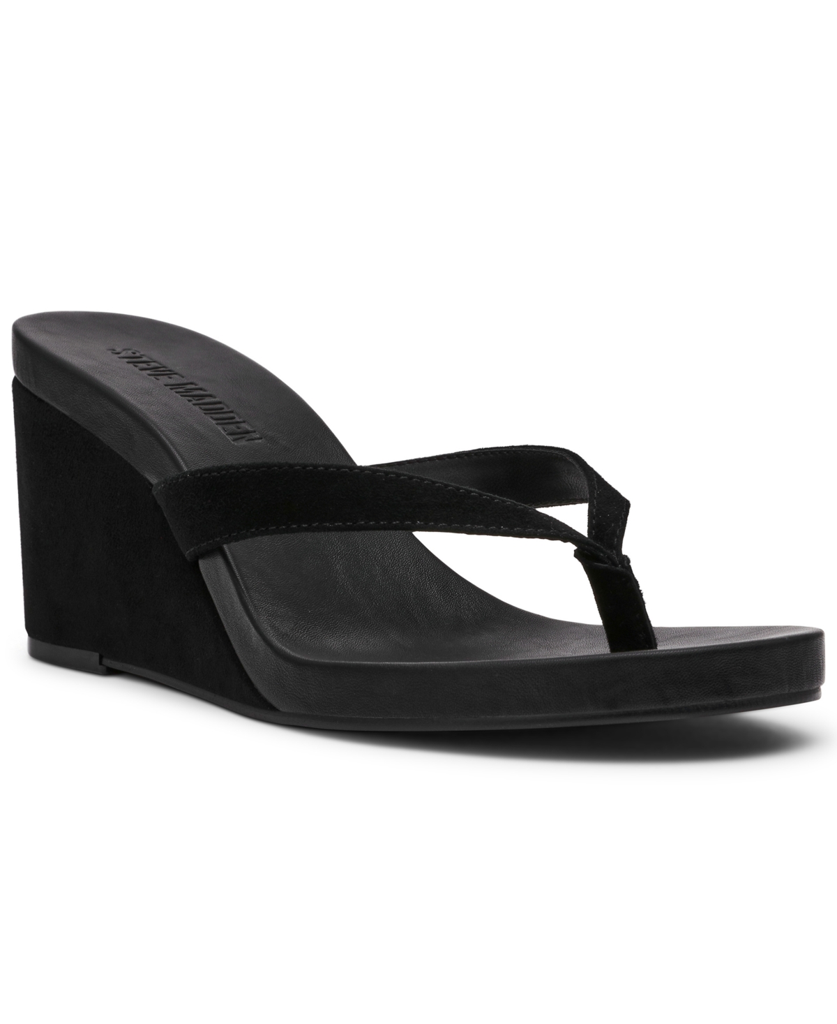 Click here for Steve Madden Womens Playing Wedge Thong Sandals -... prices