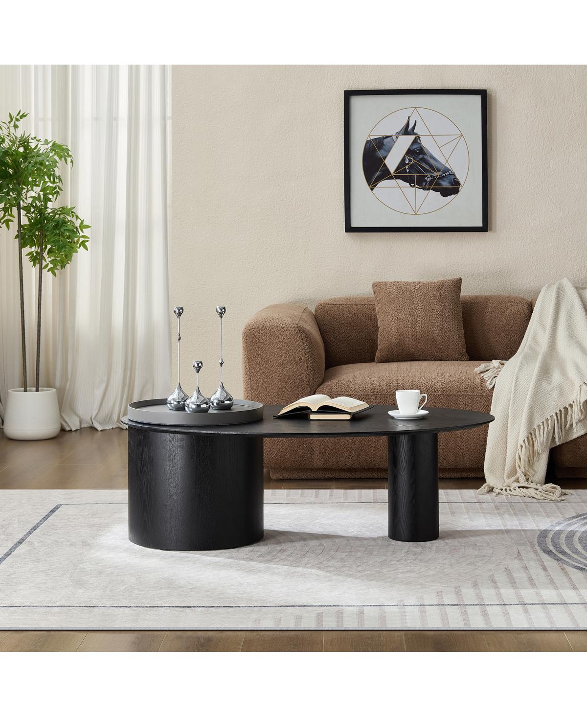 Click here for Streamdale Furniture Modern Oval Luxury Coffee Tab... prices