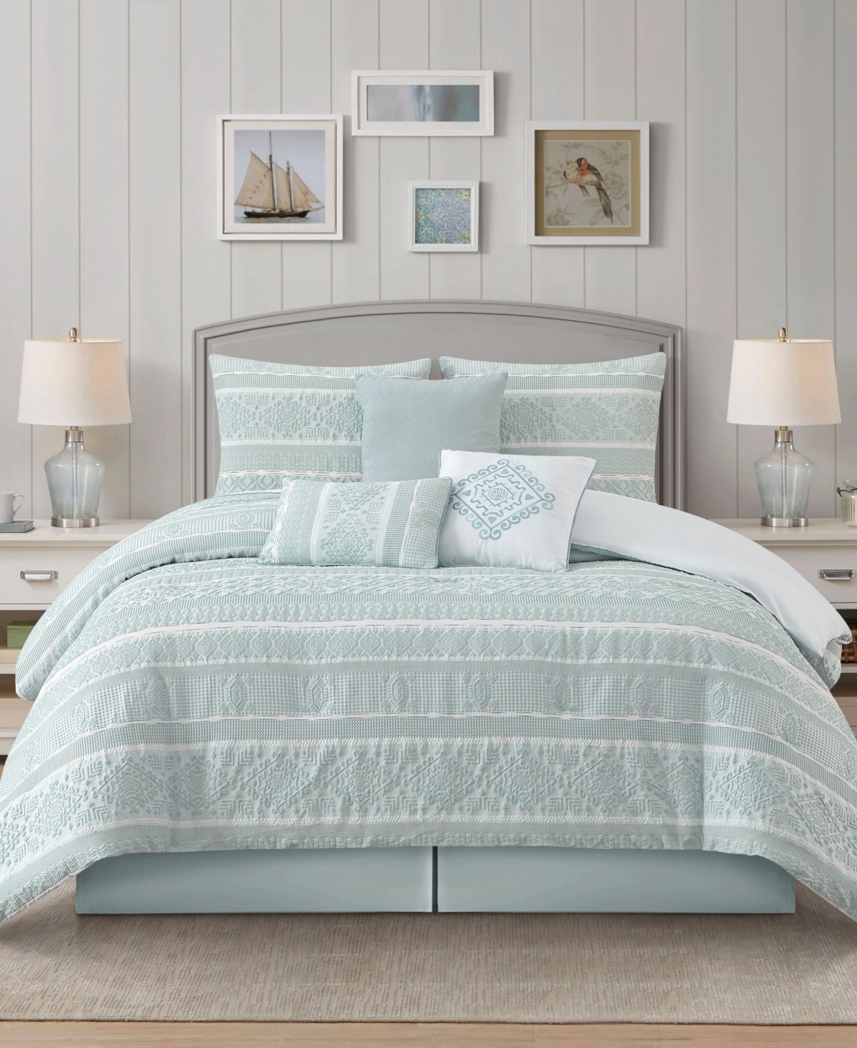 Click here for Stratford Park Illusa Floral 7-Pc. Comforter Set... prices