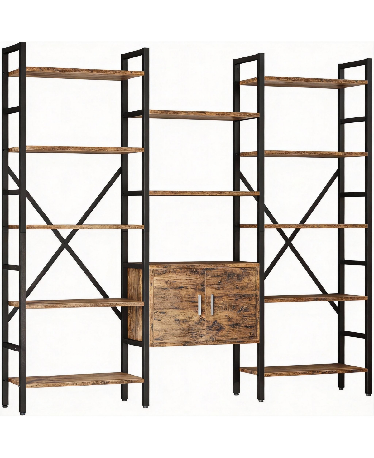 Click here for Yigii Rustic Brown 70" 5-Tier Bookshelf with... prices