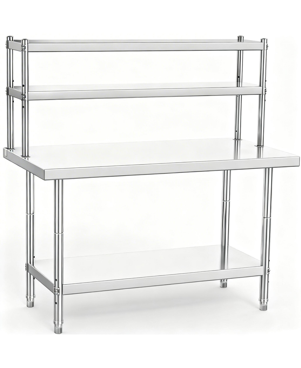 Click here for Yigii Stainless Steel Workbench with Shelves for K... prices