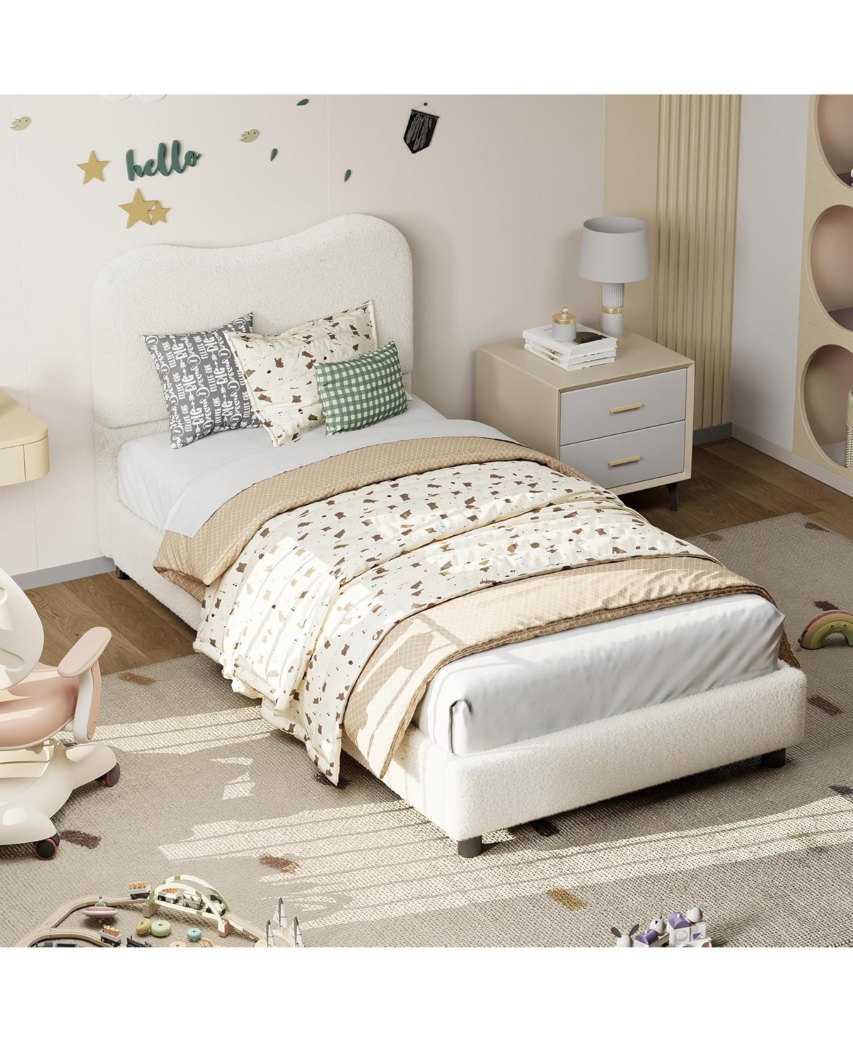 Click here for gaomon Bed Frame with Upholstered Headboard  Soft... prices