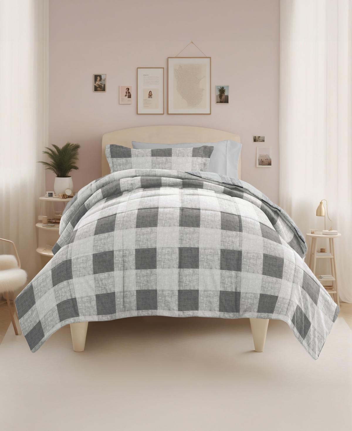 Click here for ienjoy Home Patterned Dorm 8-Piece Comforter Set... prices