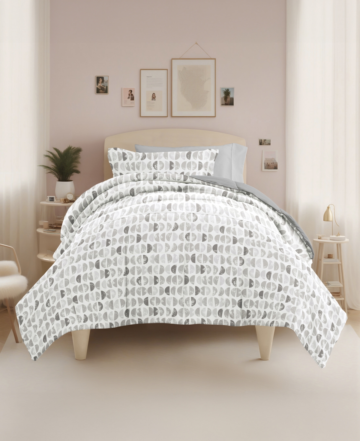 Click here for ienjoy Home Patterned Dorm 8-Piece Comforter Set... prices