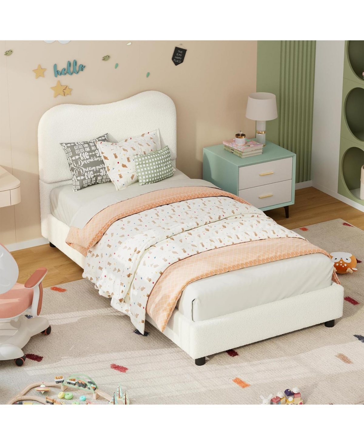 Click here for gaomon Bed Frame with Upholstered Headboard  Soft... prices